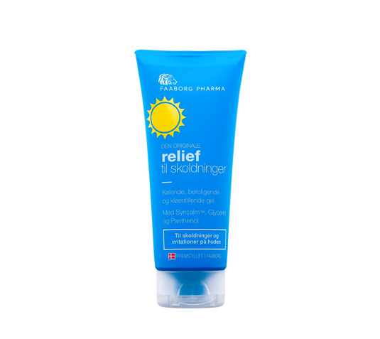 Relief Sunburn Gel - Lindre og berolige solskoldet hud | Kølende ...